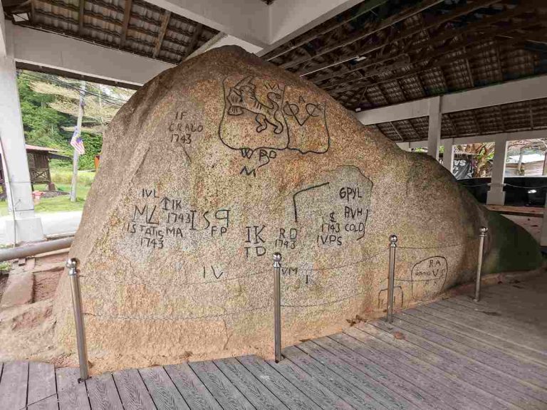 Batu Bersurat / Sacred Rock / Tiger Rock in Pangkor Island (Pulau Pangkor)